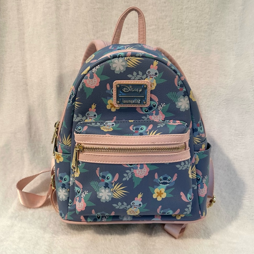 Loungefly Disney Stitch & Scrump Backpack - Gem